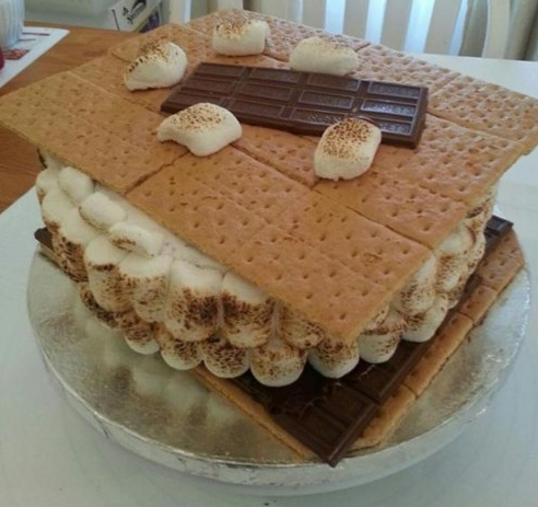 My new Invention "Biggest Smore In the World"