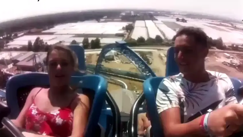 Gravity vs Boobs On A Roller Coaster | Faxo